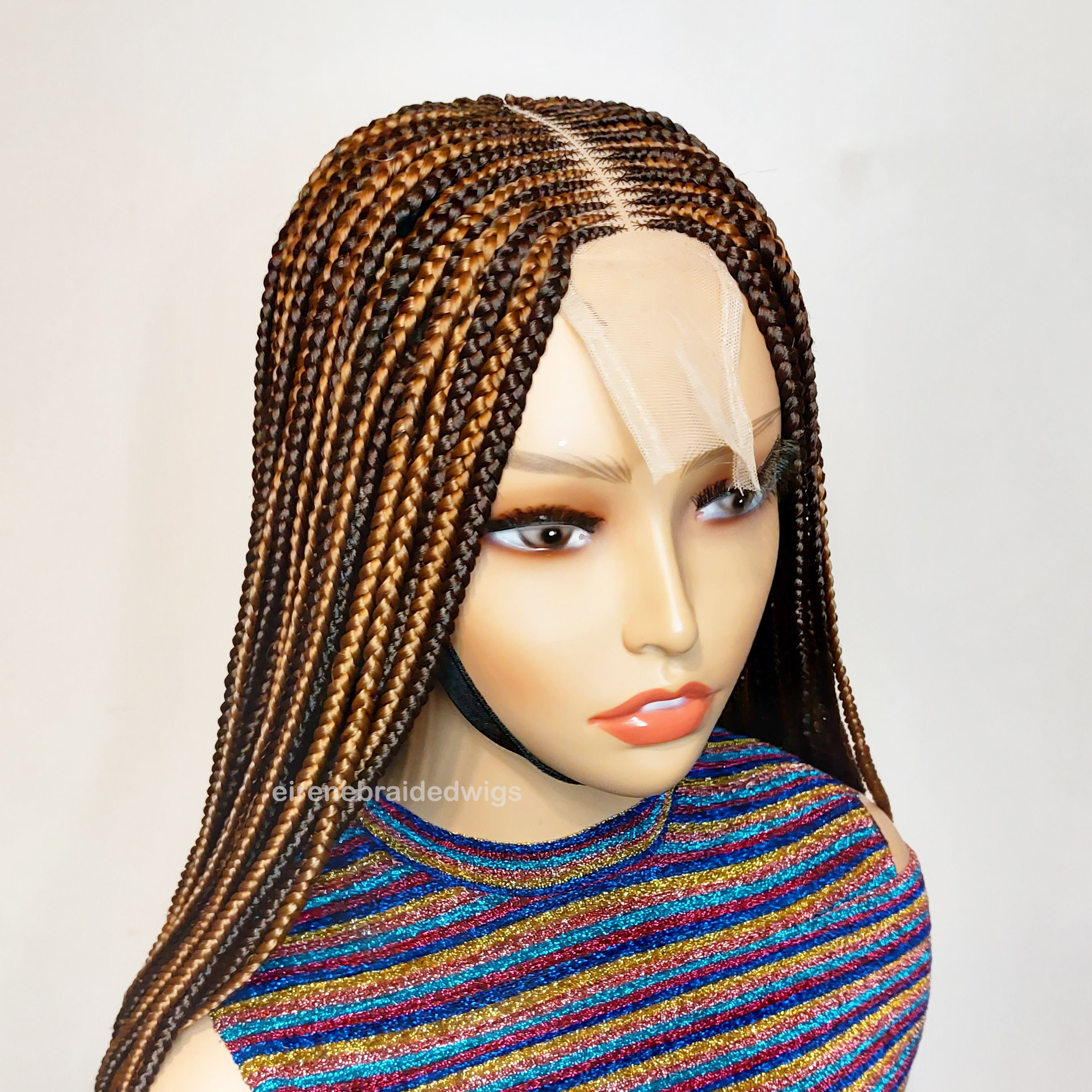30in Braided Wig for Black Women Long Tribal Conrow Weave - Etsy
