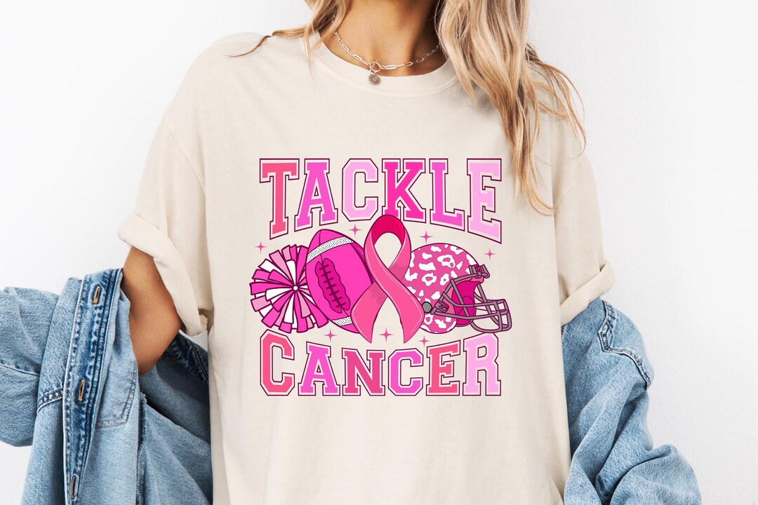 Tackle Cancer PNG, Breast Cancer Support Png, Pink Ribbon Png, Fight ...