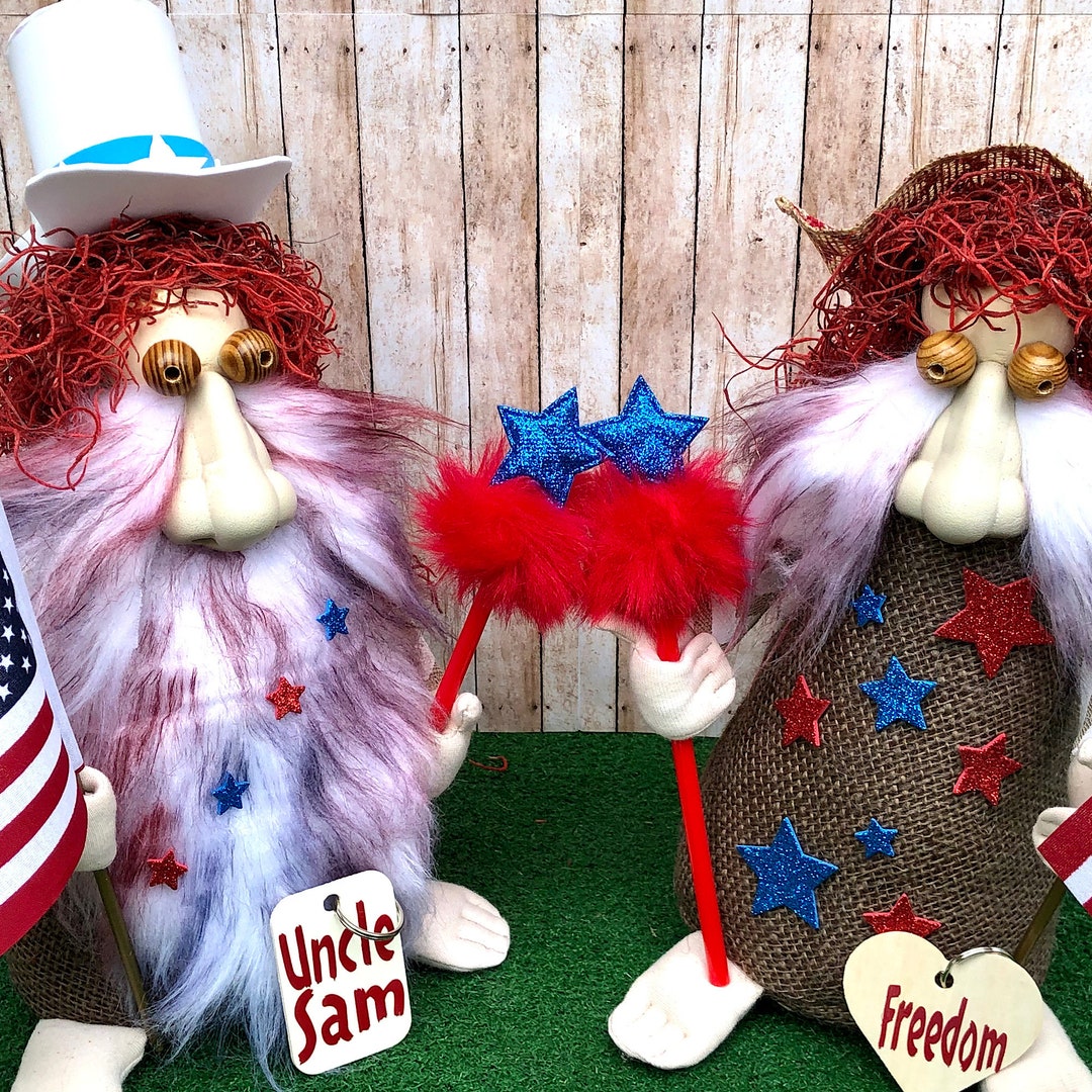 Woodland Troll "freedom and Uncle Sam" Woodland Trolls Are Depicted ...