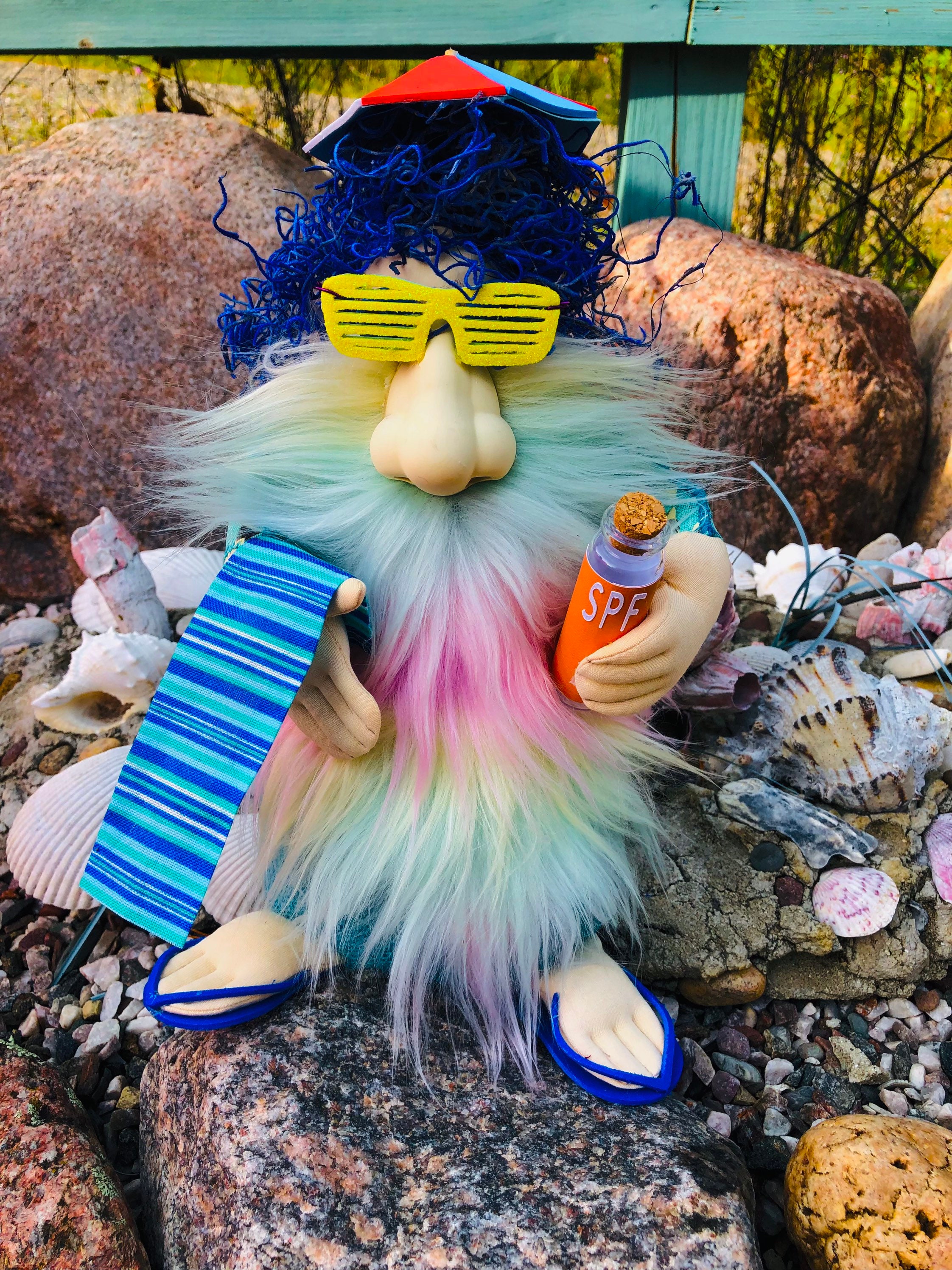 Woodland Troll "beach” Male Bearded Woodland Troll. Beach is All Set ...