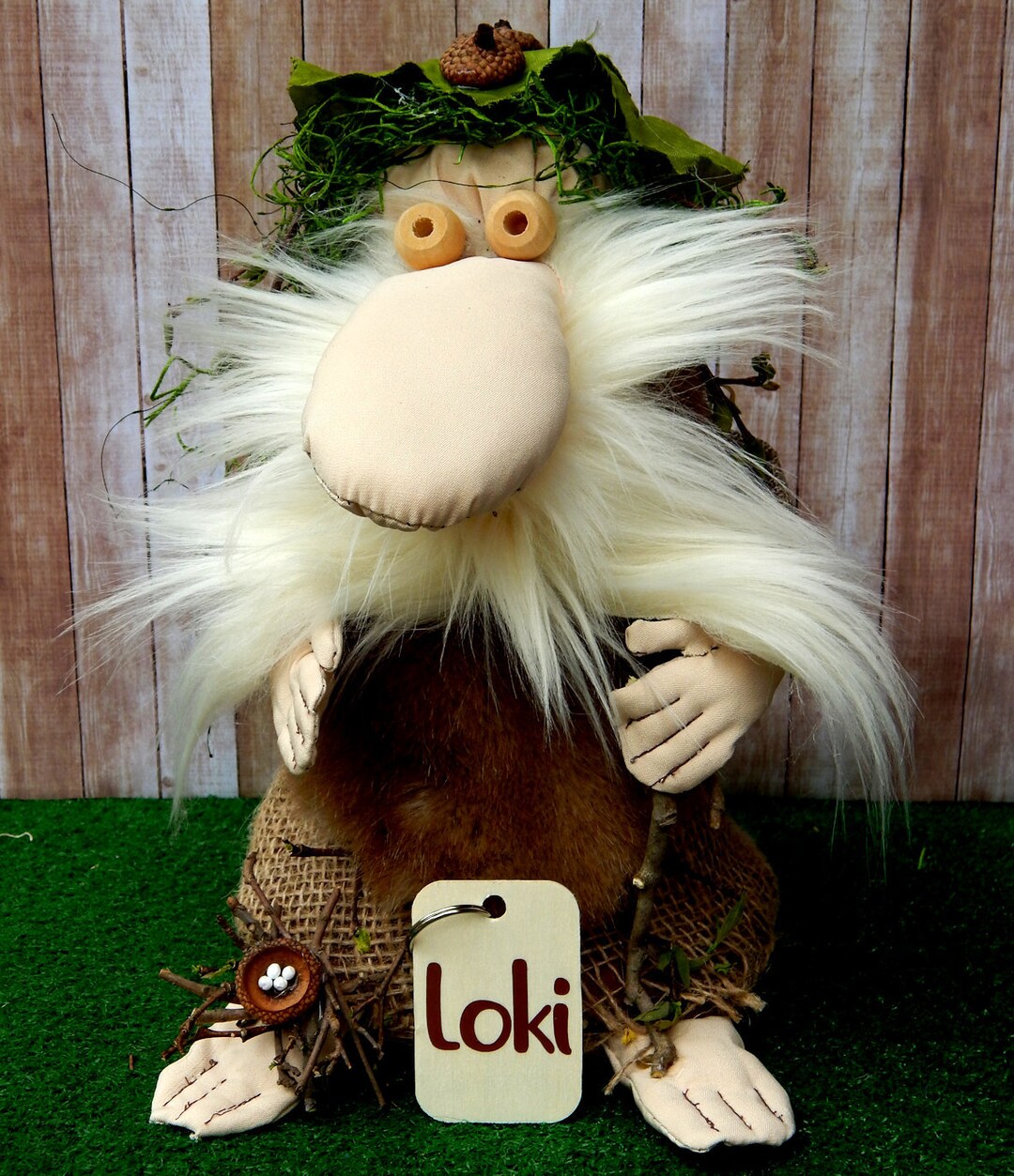 Woodland Troll Loki Loki es un troll barbudo masculino del bosque, los ...