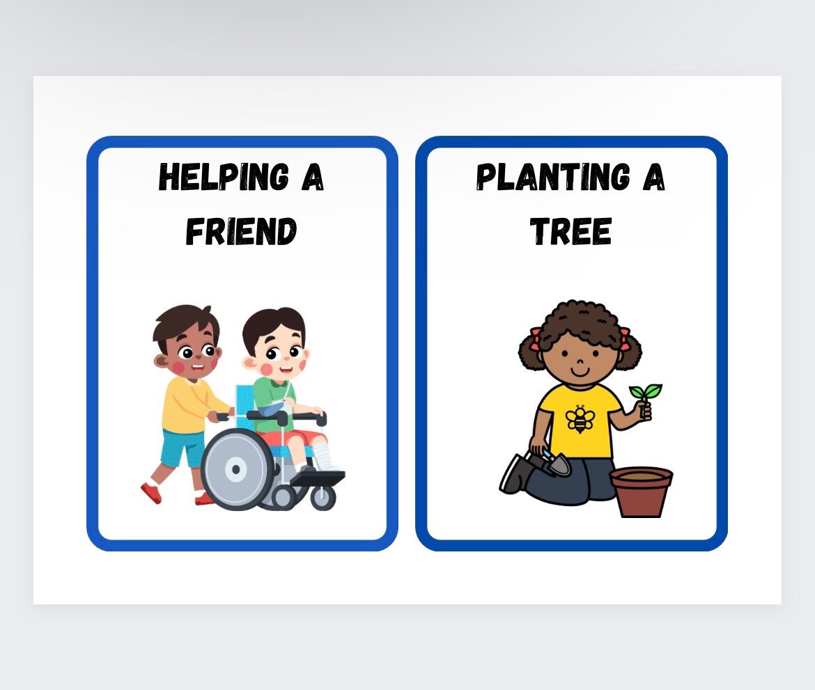 Helping Hands Flash Cards inclusivity - Etsy