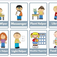 Classroom Job Chart - Etsy