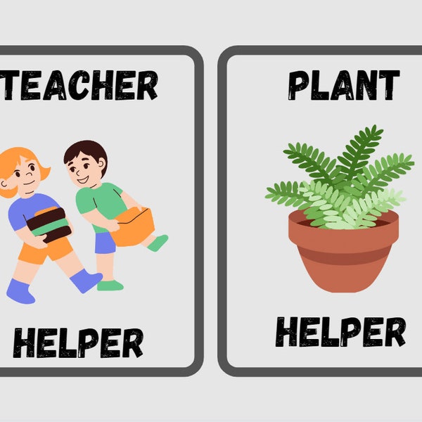 Classroom Helper - Etsy