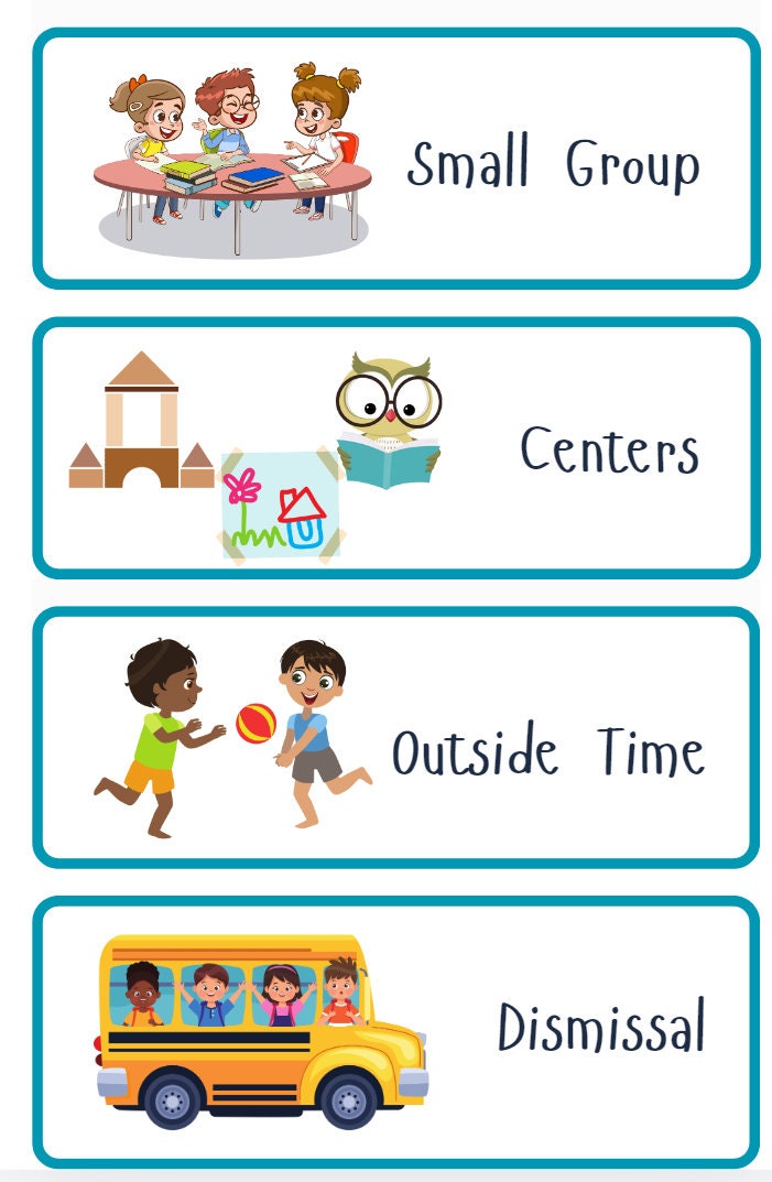 16 NEW Visual Schedule Cards - Etsy Canada