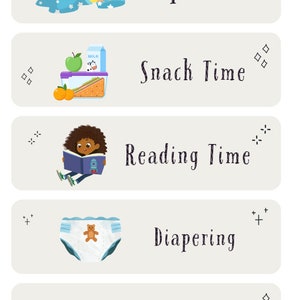 15-visual Classroom Tags - Etsy