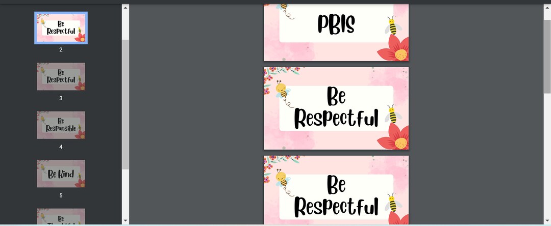 PBIS Behavior Cards - Etsy