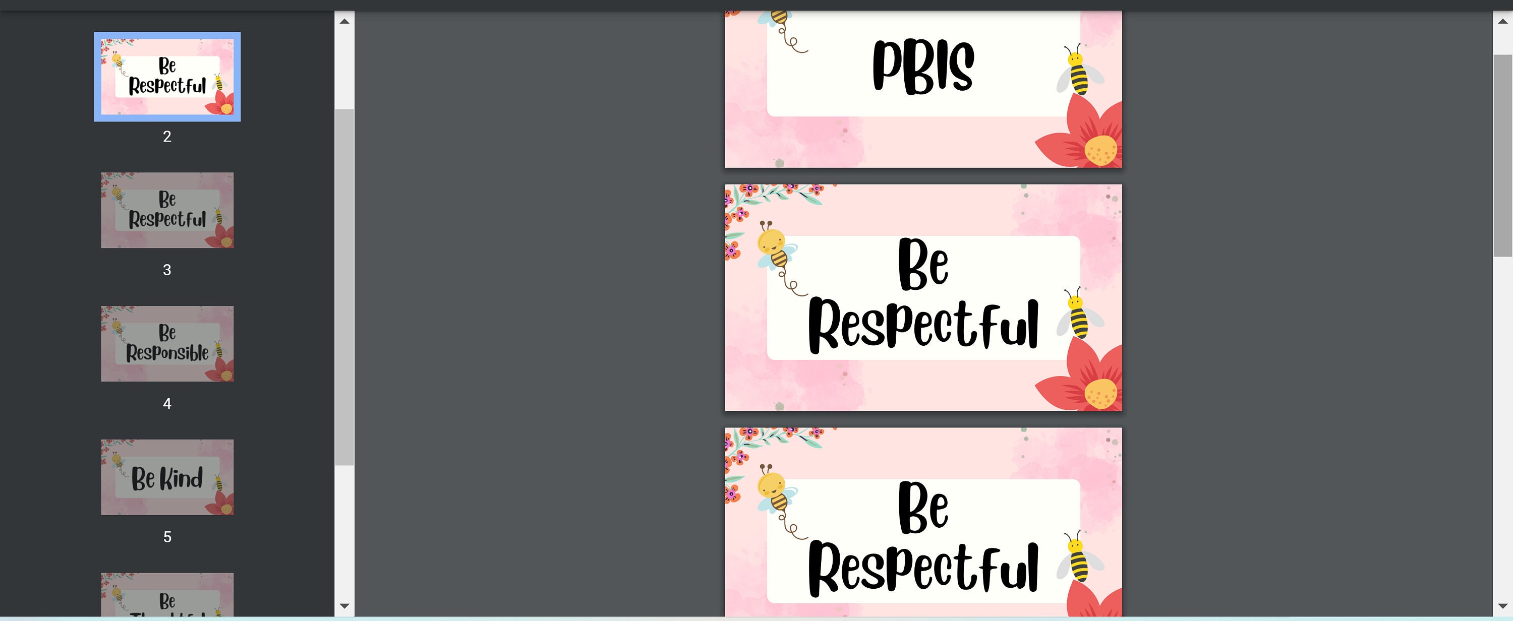 PBIS Behavior Cards - Etsy