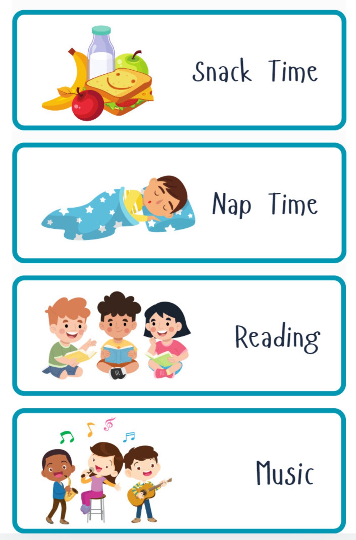 16 NEW Visual Schedule Cards - Etsy