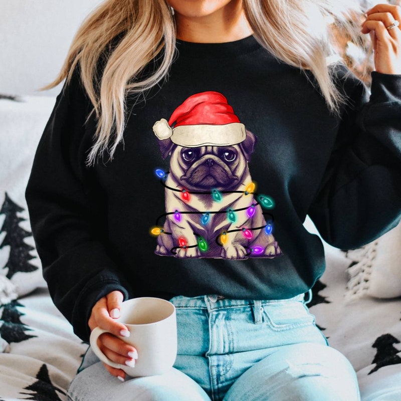 Pug Christmas - Etsy
