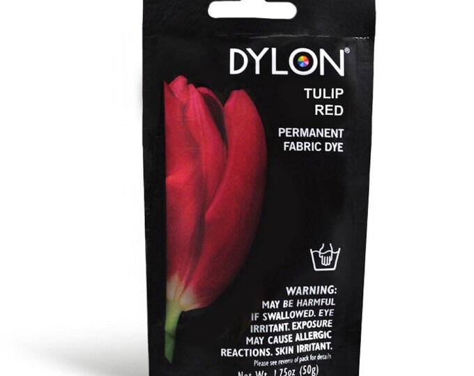 Dylon Permanent Fabric Dye Tulip Red - Etsy
