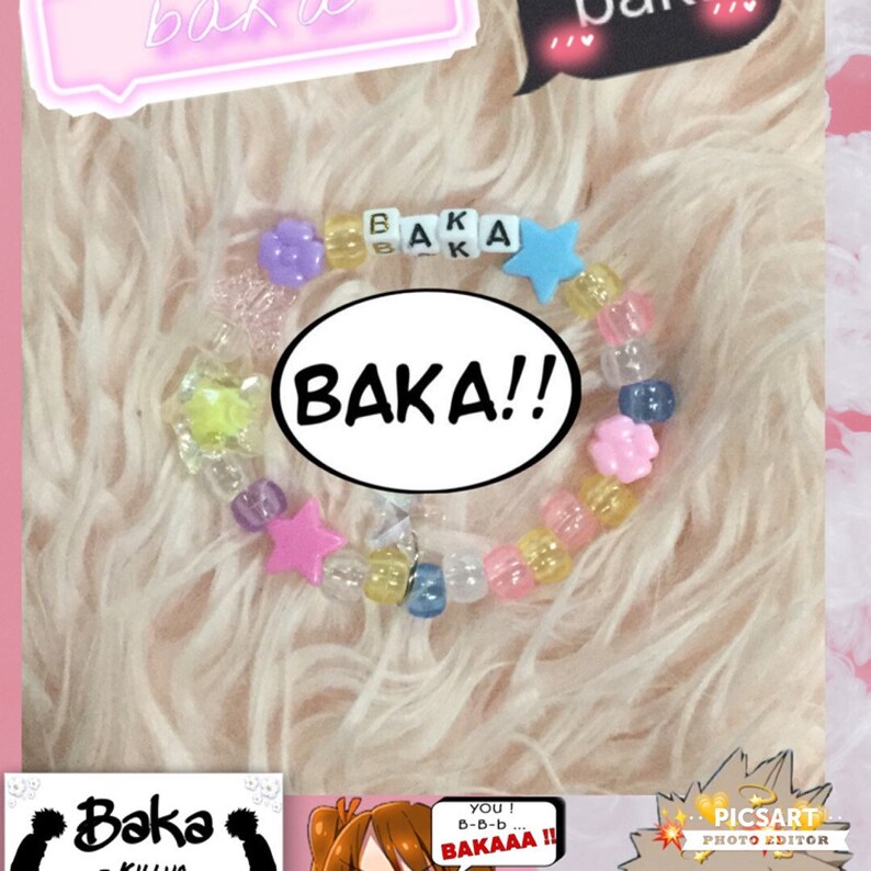 Baka idiot Kandi Bracelet - Etsy