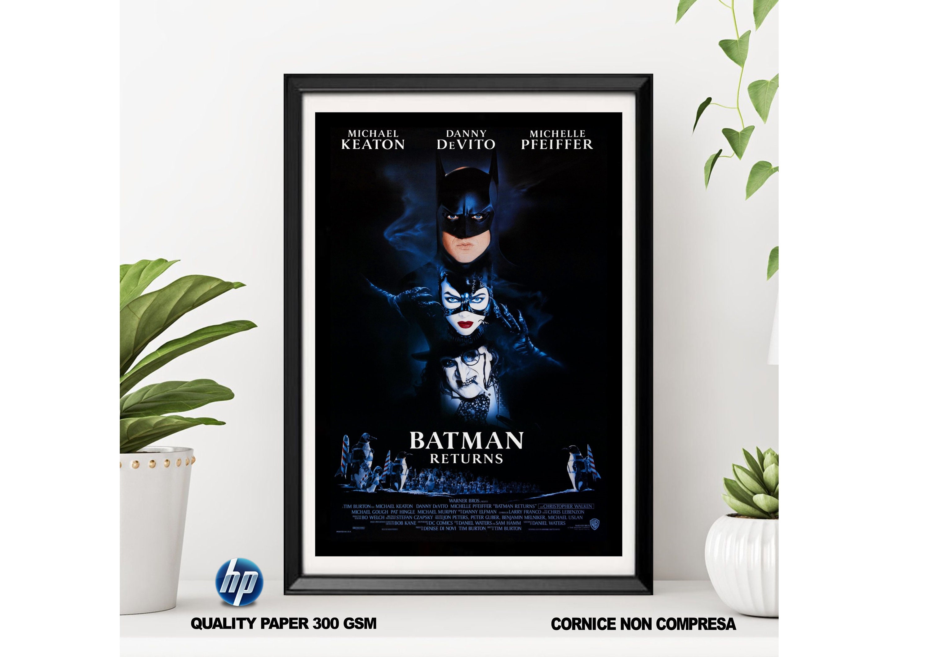 BATMAN RETURNS film poster Print A3 40 x 29.7 cm A4 | Etsy