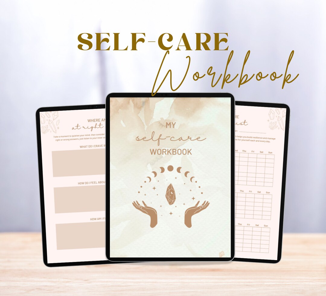 Self-care Workbook Digital Self Care Journal Self-care Tracker - Etsy
