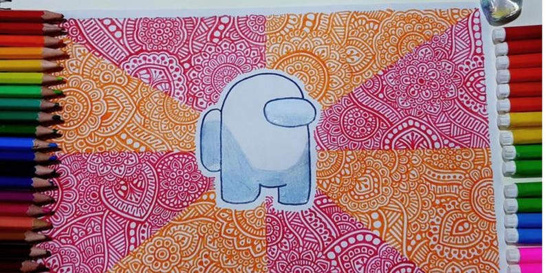 Among Us 20 Pages Coloring for Kids and Teens - Etsy