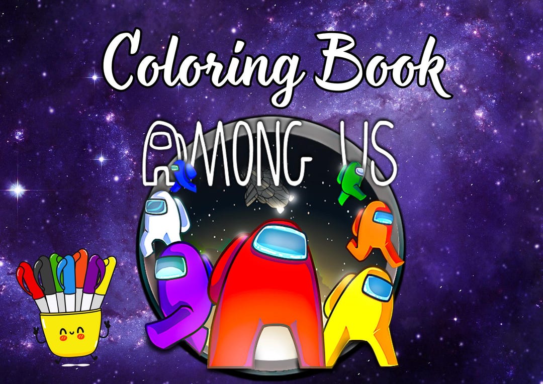 Among Us 20 Pages Coloring for Kids and Teens - Etsy