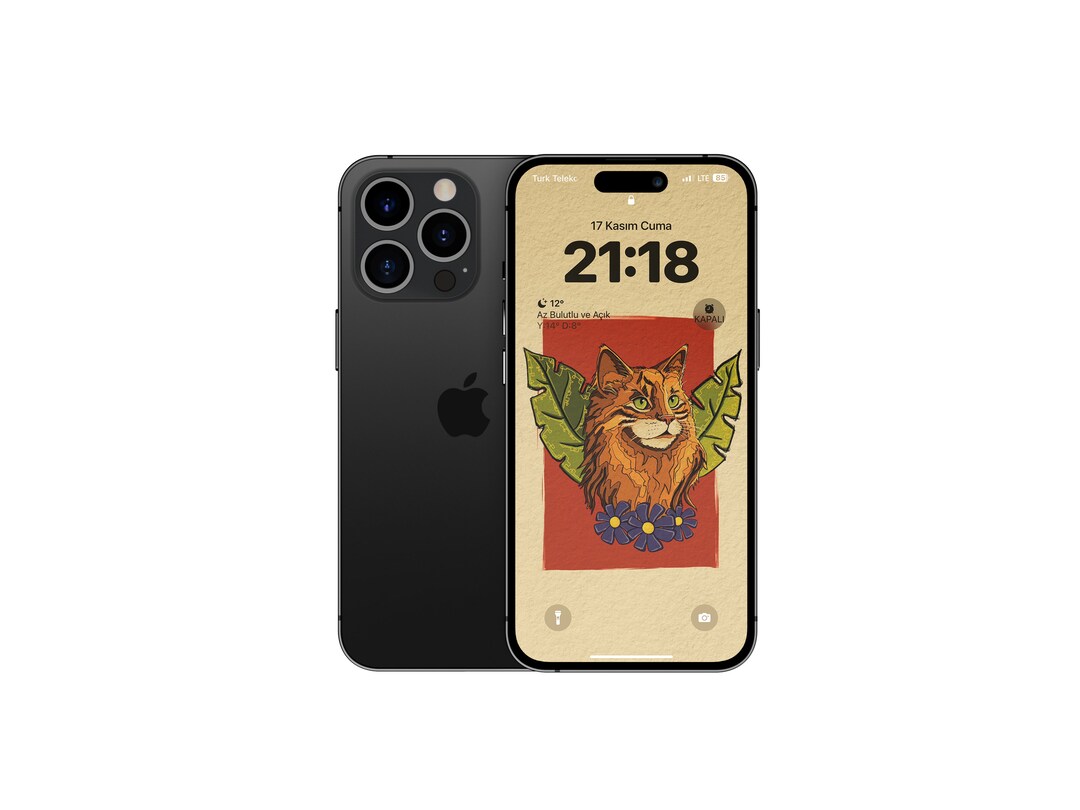 Cat Themed Mobile Wallpaper for IOS and Android - Etsy UK
