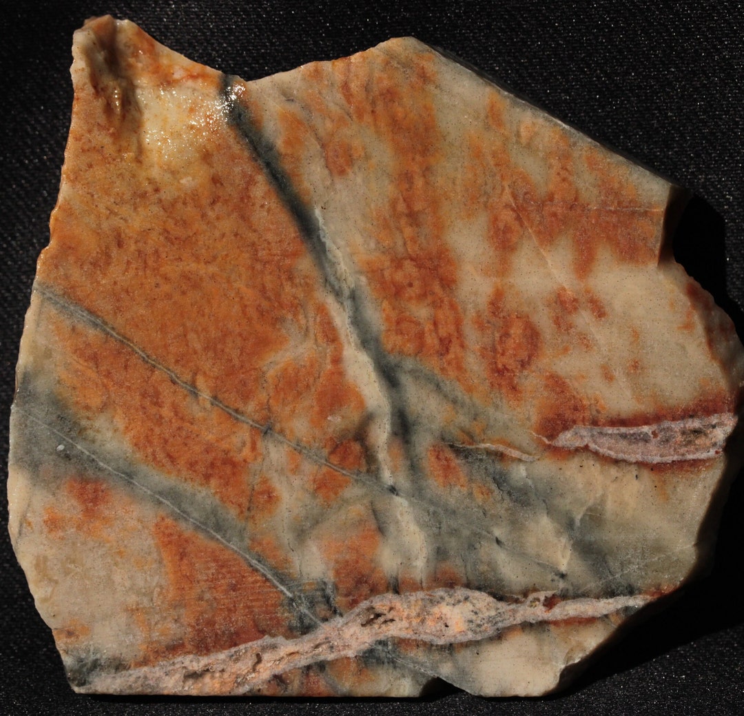 A1380 ~ 2.0oz Tapered Slab Picasso Marble ~ Utah - Etsy