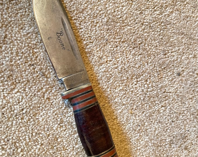 Wade & Butcher Boone Knife With Sheath 1930 - Etsy