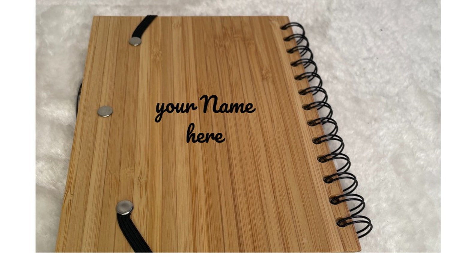 Customized Bamboo Notebook With Pen Journal Eco Friendly - Etsy