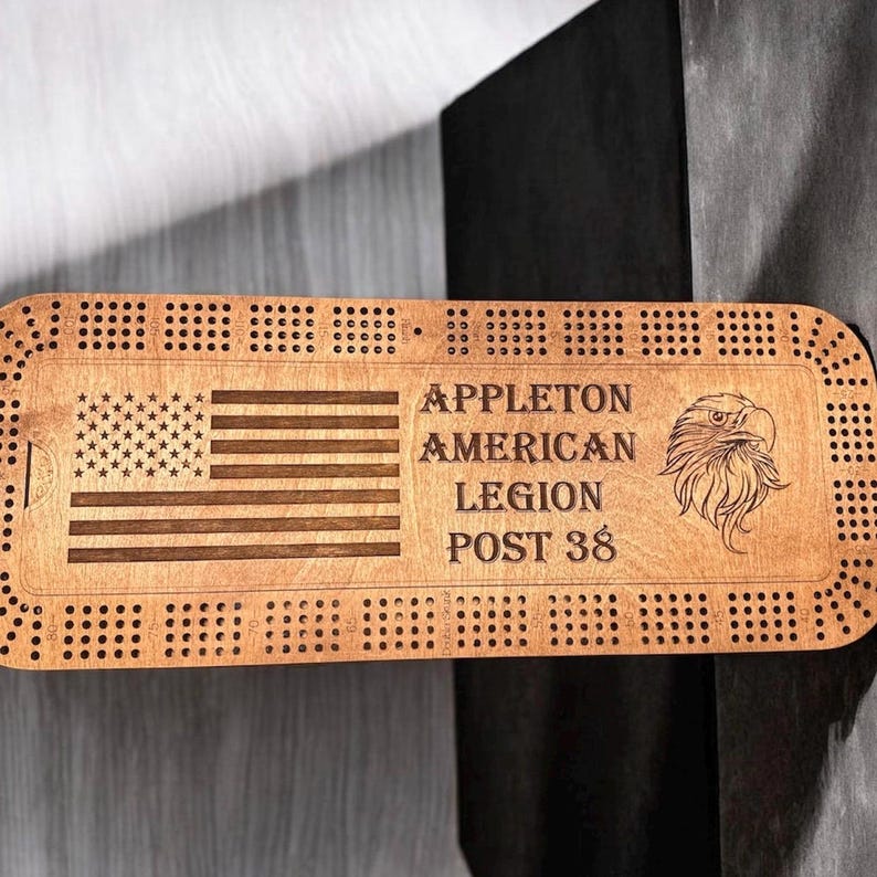 Extra Large Personalized Cribbage Board With Storage, 24” X 9.5” Wide ...