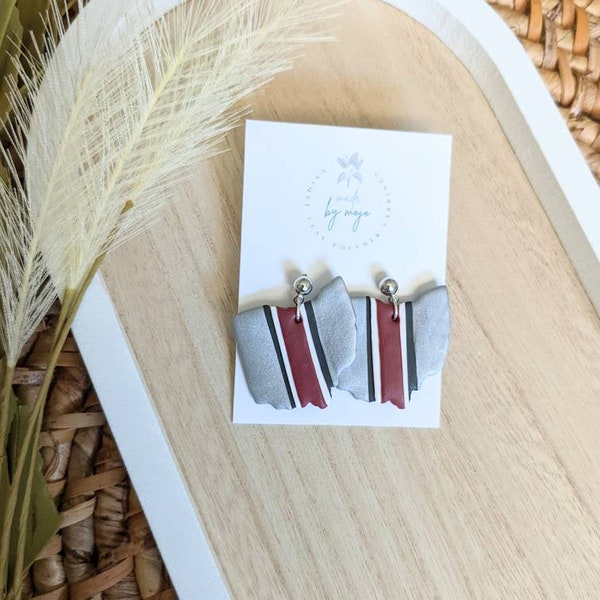 Ohio State Earrings - Etsy