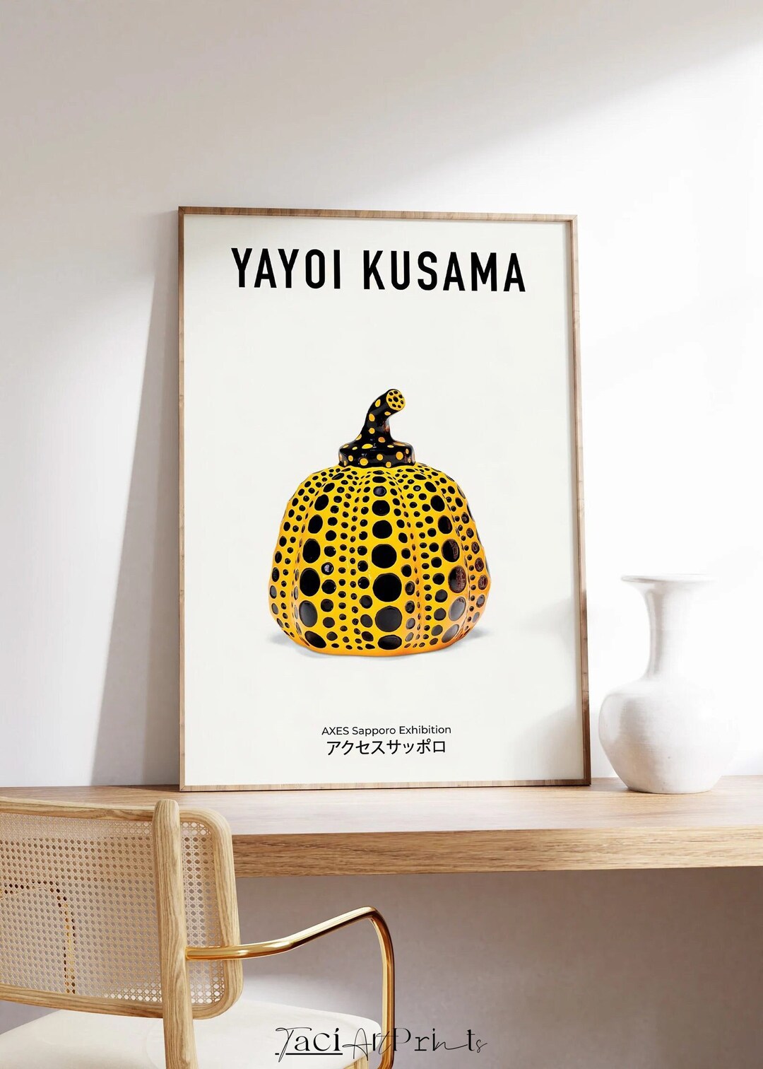Iconic Yayoi Kusama Pumpkin Print Authentic Exhibition Poster ...