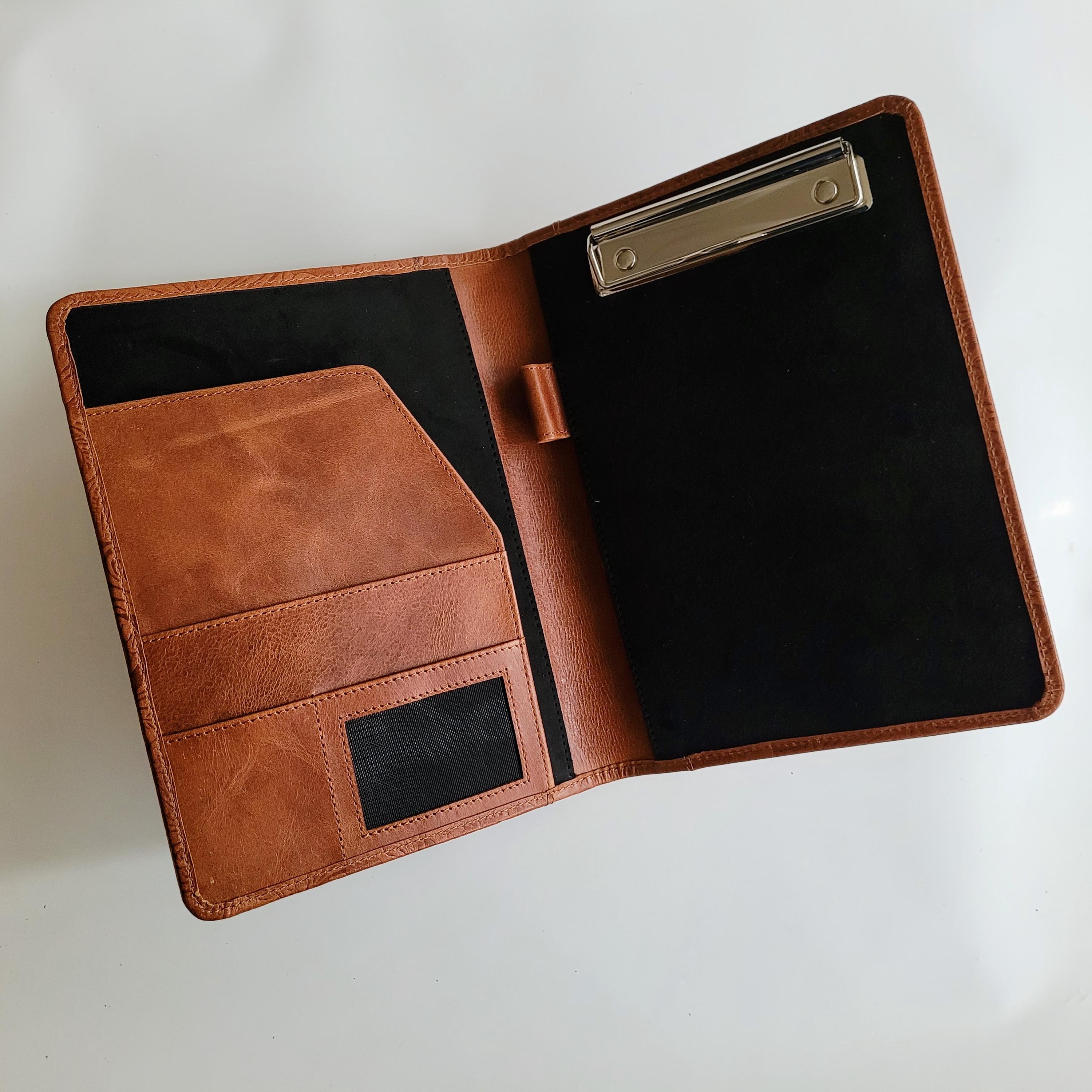 Genuine Leather Portfolio for Women, A5 Journal Cover, Jr Legal ...