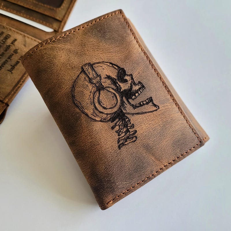 Skull Wallet - Etsy