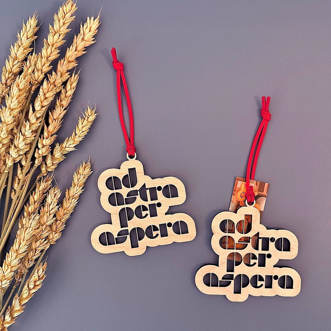 Kansas Motto Ornament, Ad Astra per Aspera, Wichita, Kansas, ICT, 316 ...