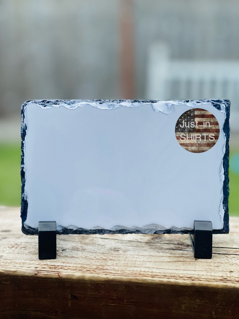 Sublimation Photo Slate Rock Slate DIY Sublimation Photo Stand ...