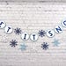 Let It Snow Banner / Winter Banner / Snowflake Banner / Snowflake ...