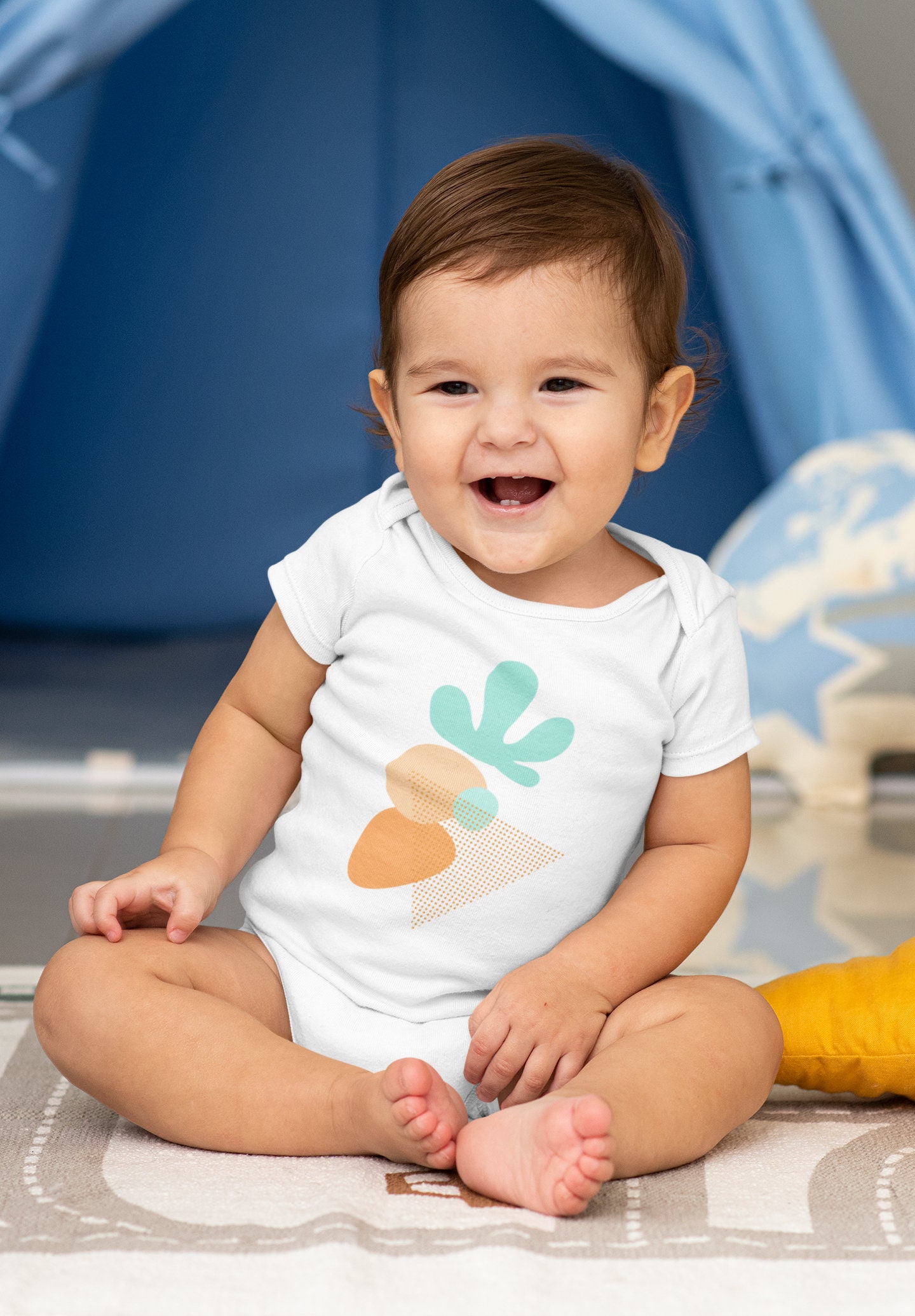 Sweet Mint Carrot Onesie® | Organic Vegetable Baby Onesie® | Veggie ...