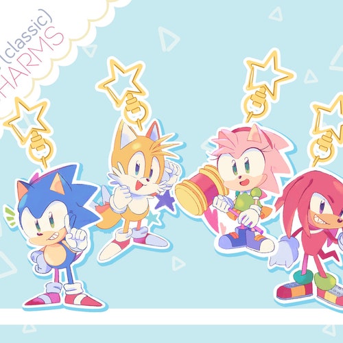 Sonic the Hedgehog 2.5 Acrylic Charm | Etsy