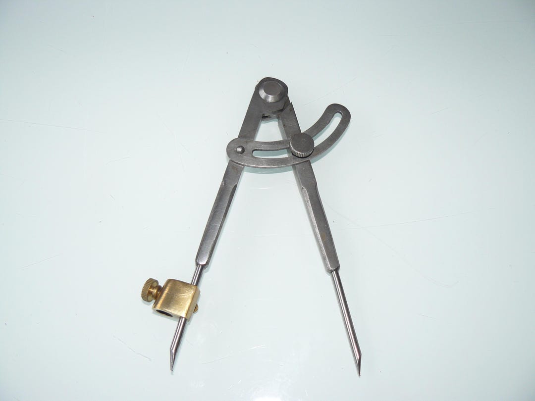 A 6" Compass Caliper Divider With Brass Holder - Etsy