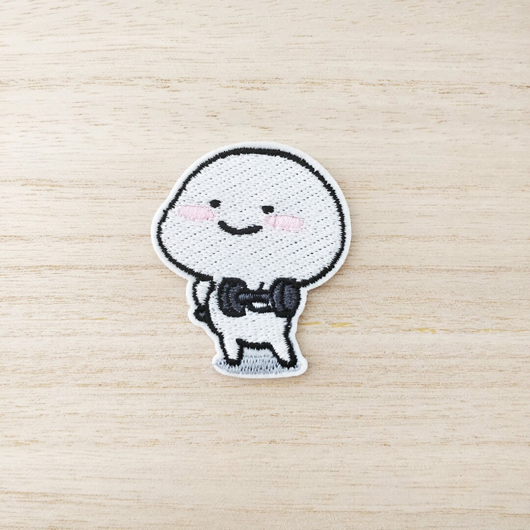 Dumbbell Exercise Iron on Patch, Embroidery Patch, Cute Kawaii Patch ...