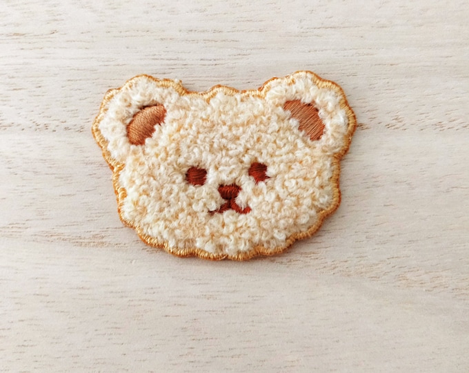 Cute Teddy Bear Iron on Patch Embroidery Patch Cute Kawaii - Etsy