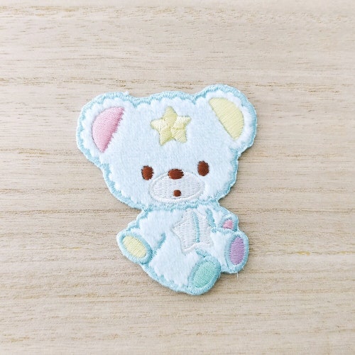 Cute Pastel Bunny Iron on Patch Embroidery Patch Cute Kawaii - Etsy
