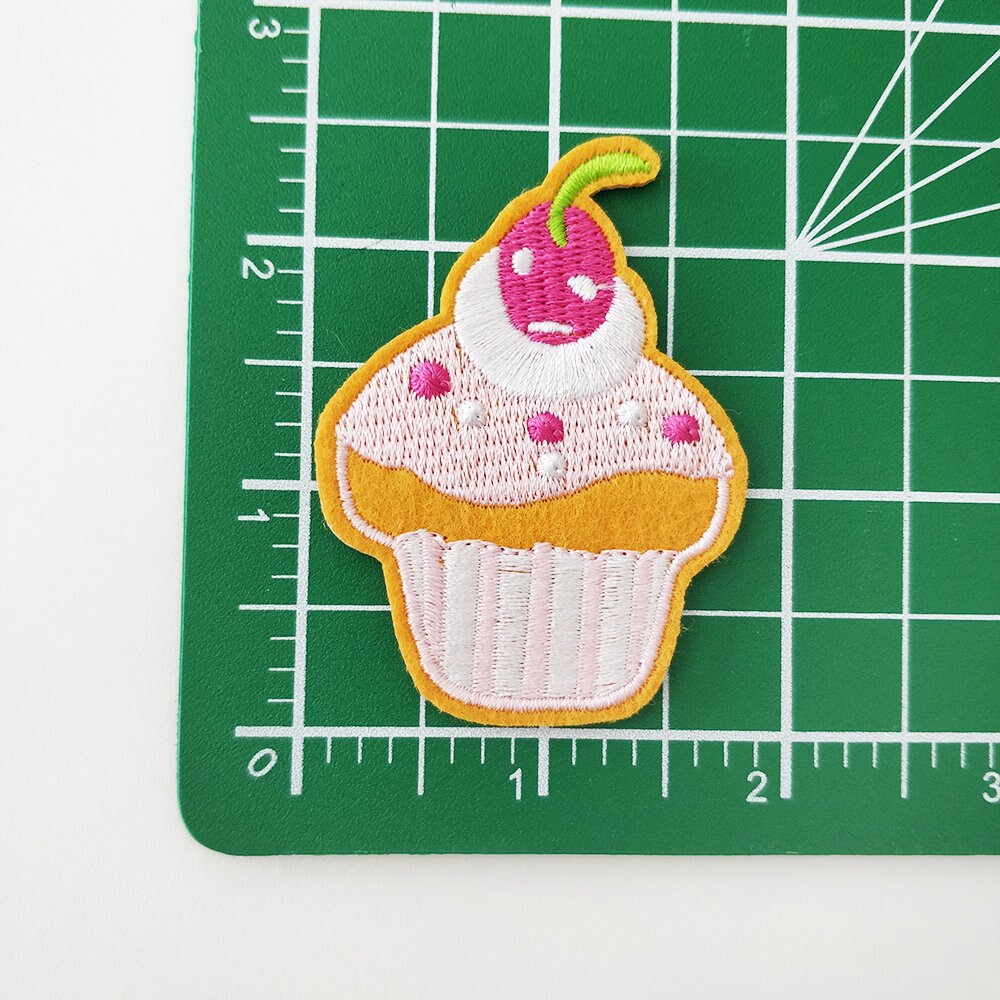 Sweet Cupcake Dessert Iron on Patch Embroidery Patch Cute - Etsy