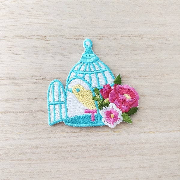 Birdcage Embroidery - Etsy