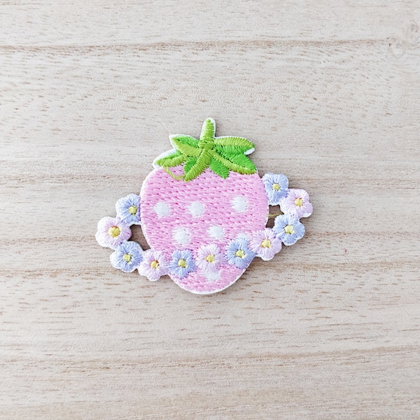 Strawberry Iron Patches - Etsy