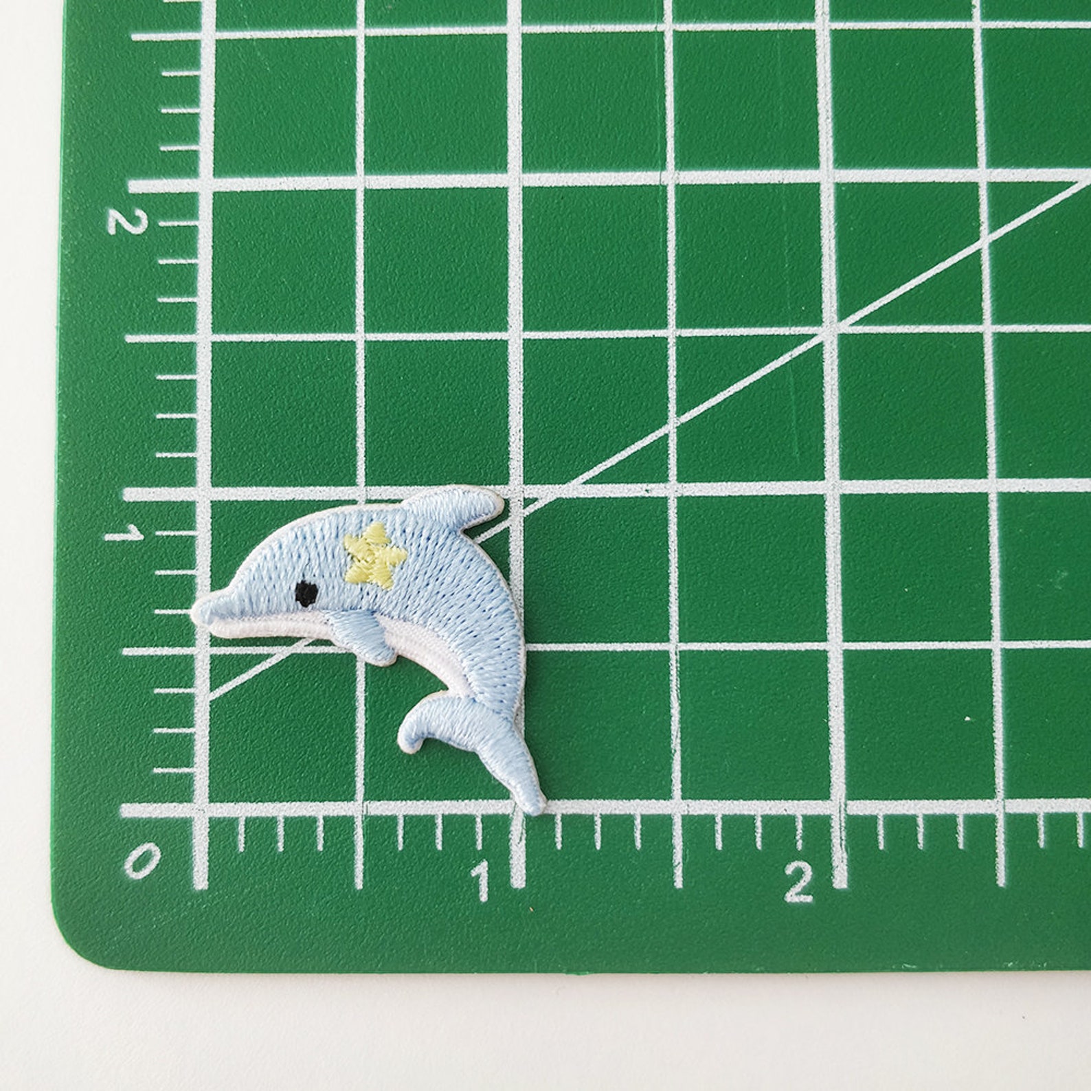 Small Blue Dolphin Iron on Patch, Embroidery Patch, Cute Kawaii Patch ...