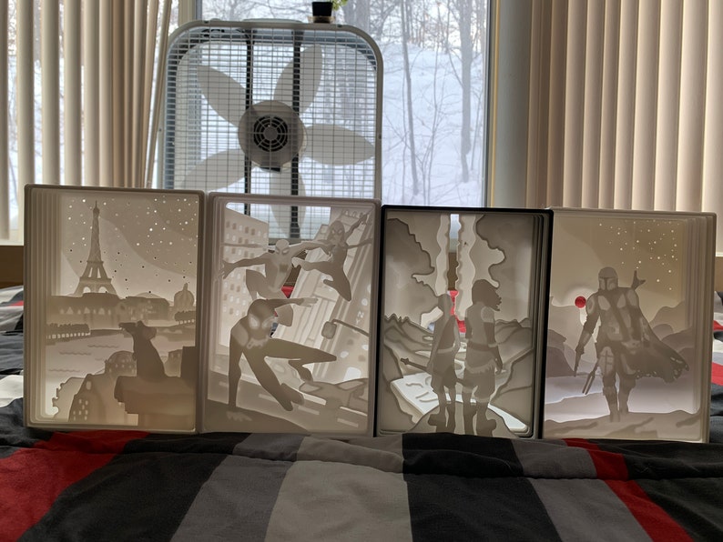 Lithophane 3D Print STL Bundle - Etsy