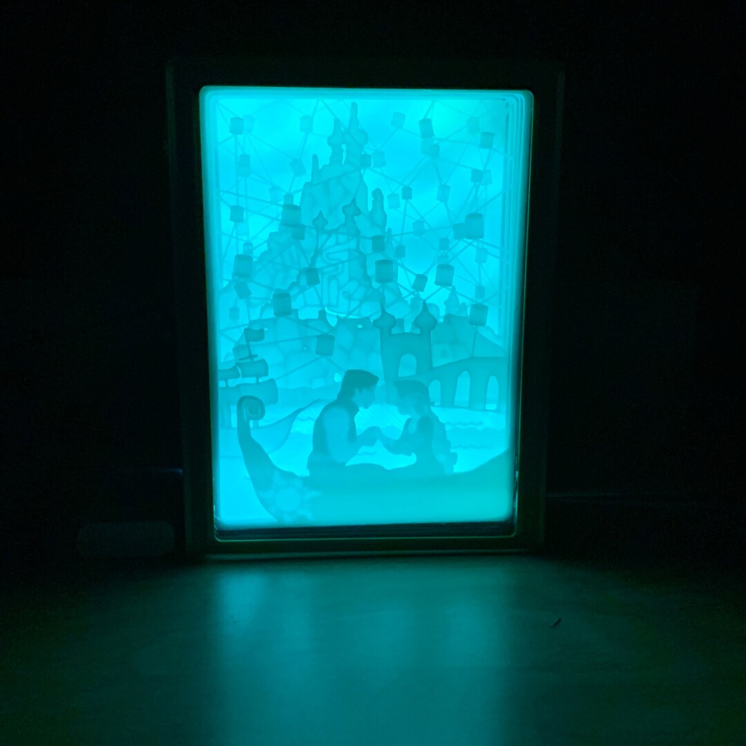 Tangled Lithophane 3D Print STL - Etsy