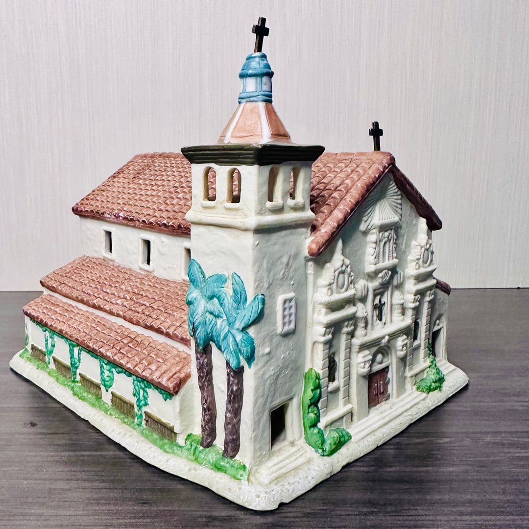 Vintage Mervyn’s Replica California Santa Clara De Asia Mission Ceramic ...