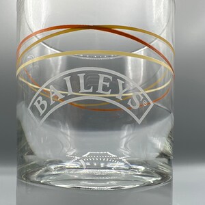 A Pair of Vintage Bailey’s Retro Low Ball High Ball Glasses Bubble ...