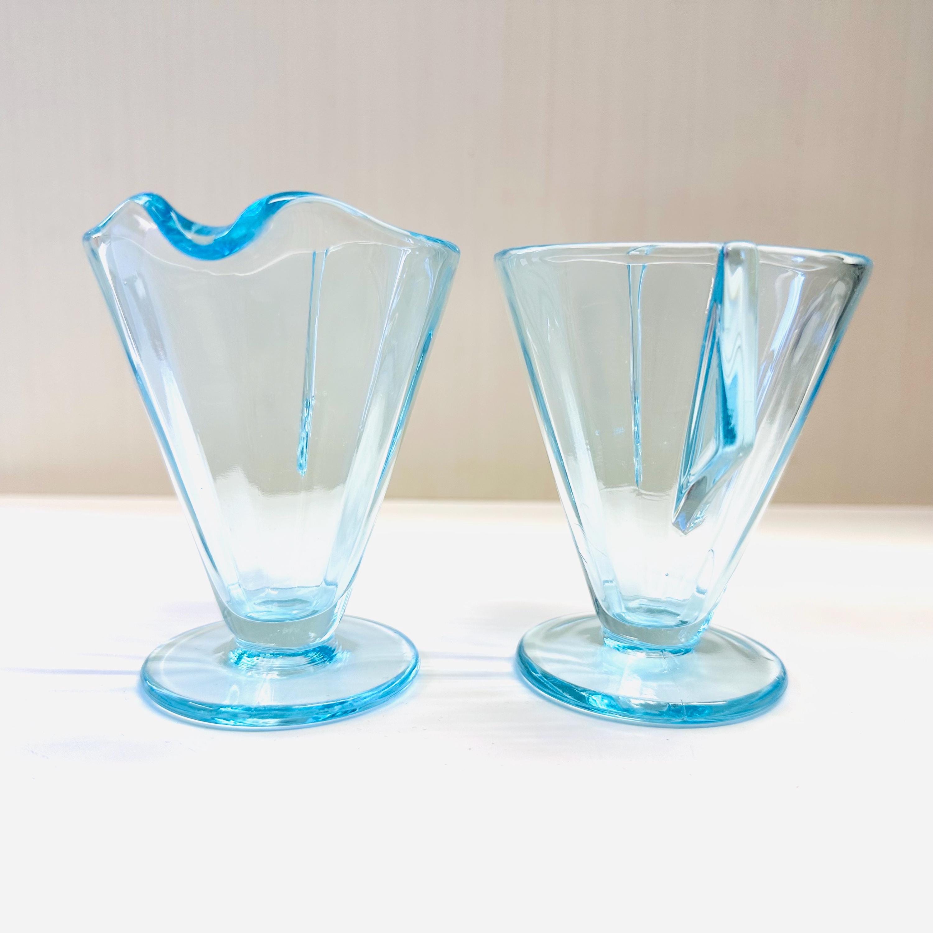 Vintage Westmoreland Blue Huxford Pattern Paneled Bright Blue Sugar ...