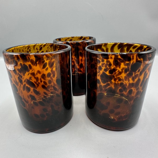 Tortoise Shell Glass - Etsy