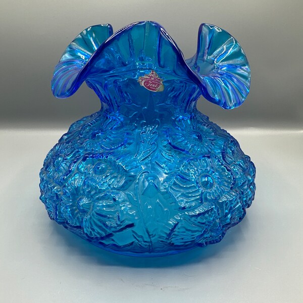 Fenton Lamp Blue - Etsy