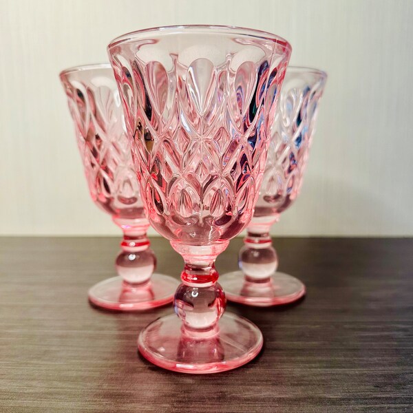 Pink Glassware - Etsy